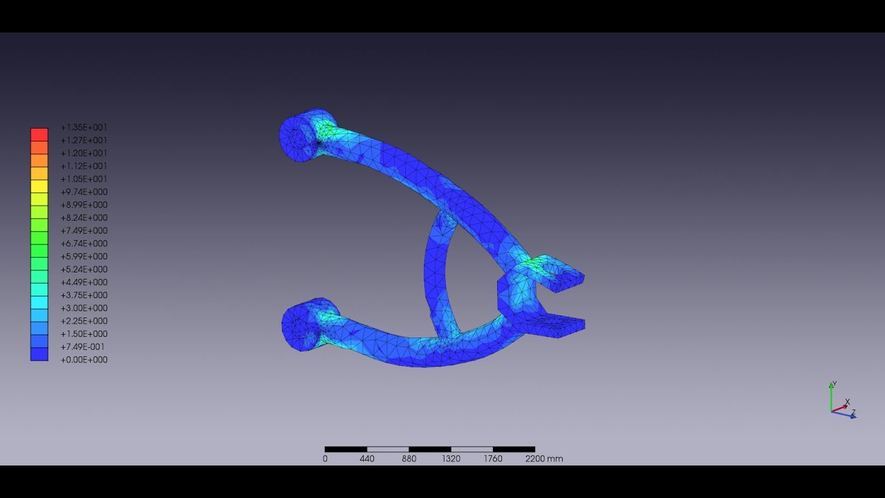Example 04 - Car Suspension - ThegioiCAD® Simulation Technology in ...