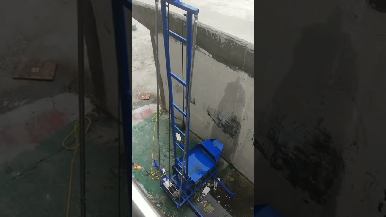 Fully automatic construction site hoist, it is a good helper for ...