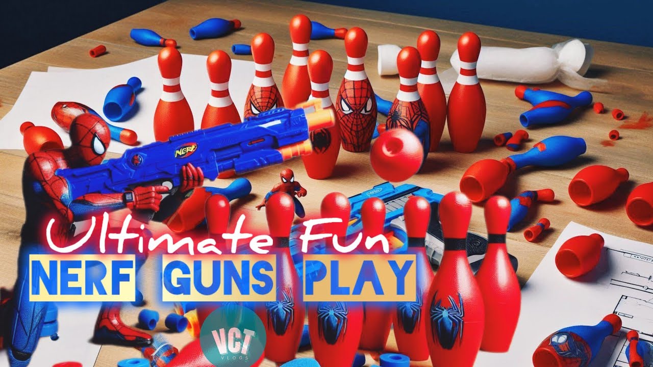 Perfect Shots!! Epic Fun with Bowling Pins | NERF Guns #youtubevideo #entertainment #nerf # ...