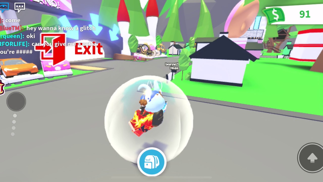 Getting human bubble in adopt me - YouTube