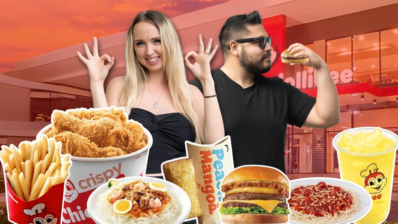 TRYING JOLLIBEE FOR THE FIRST TIME | FILIPINO FAST FOOD REVIEW IN ...