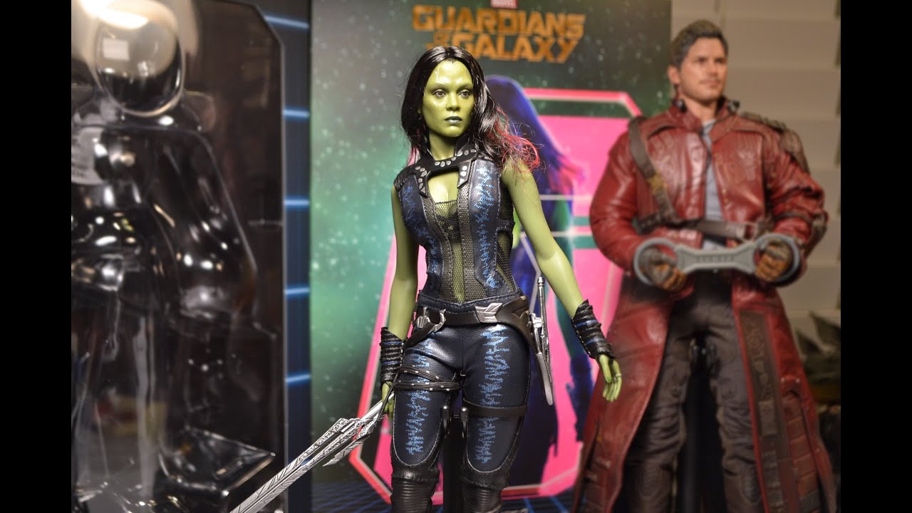 1/6 12" Hot Toys Guardians of the Galaxy GAMORA FIGURE review - YouTube