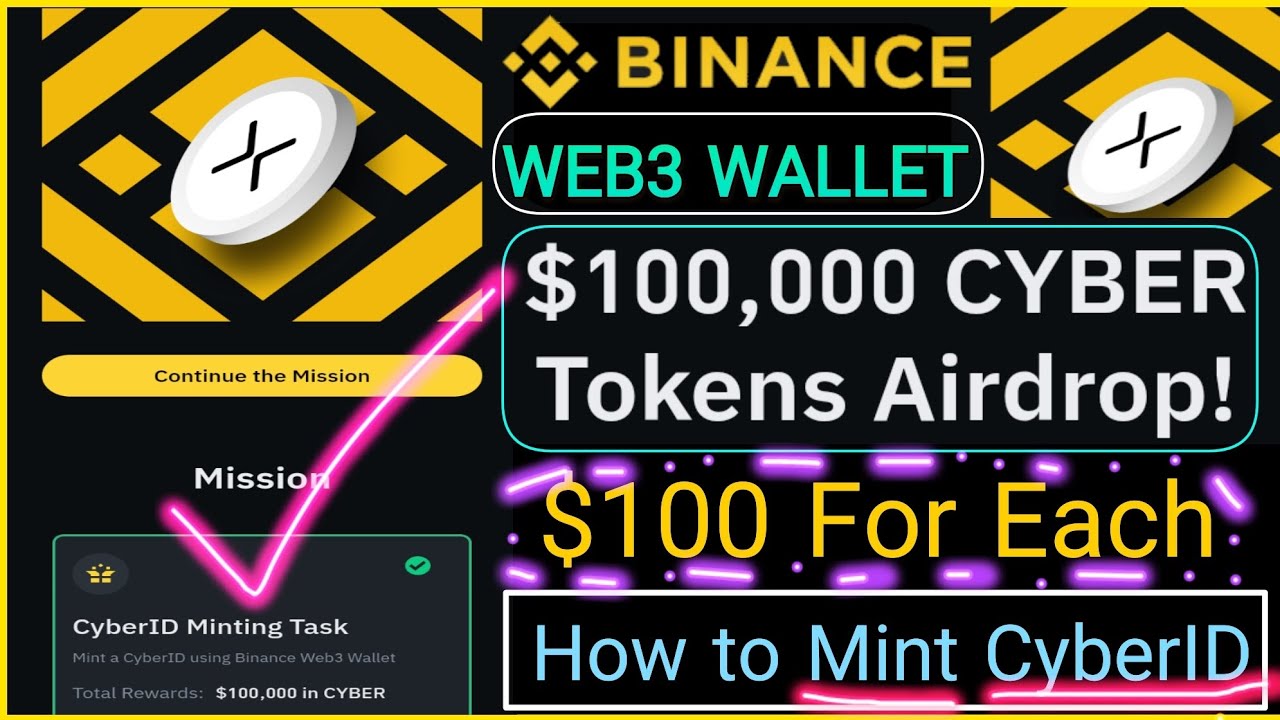 Binance Cyber Airdrop | Win $100 Cyber connect Airdrop | How to Mint ...