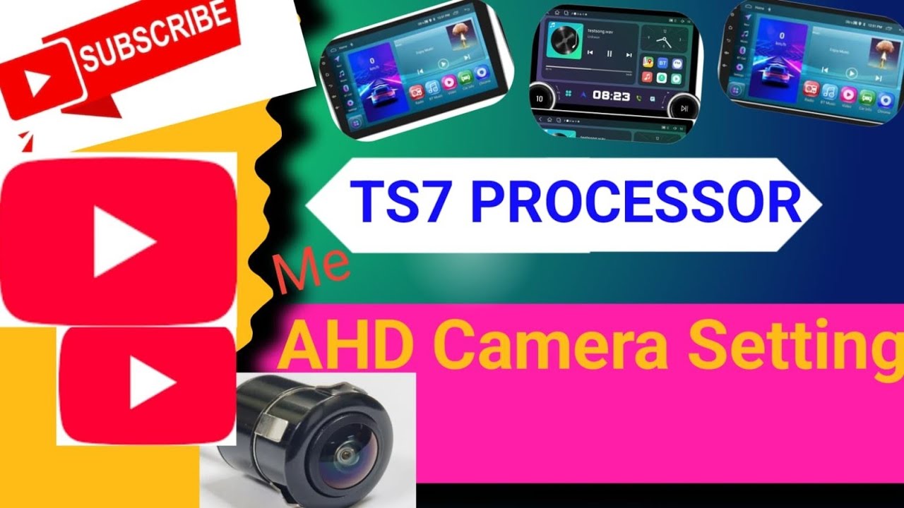 TS7 Car Stereo AHD Camera Setup कैसे करे 👈 - YouTube