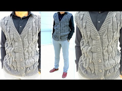 Erkek Yeleği Yapımı Babalar Günü Hediyesi Örgü Yelek Yapımı Yelek Modelleri Crochet