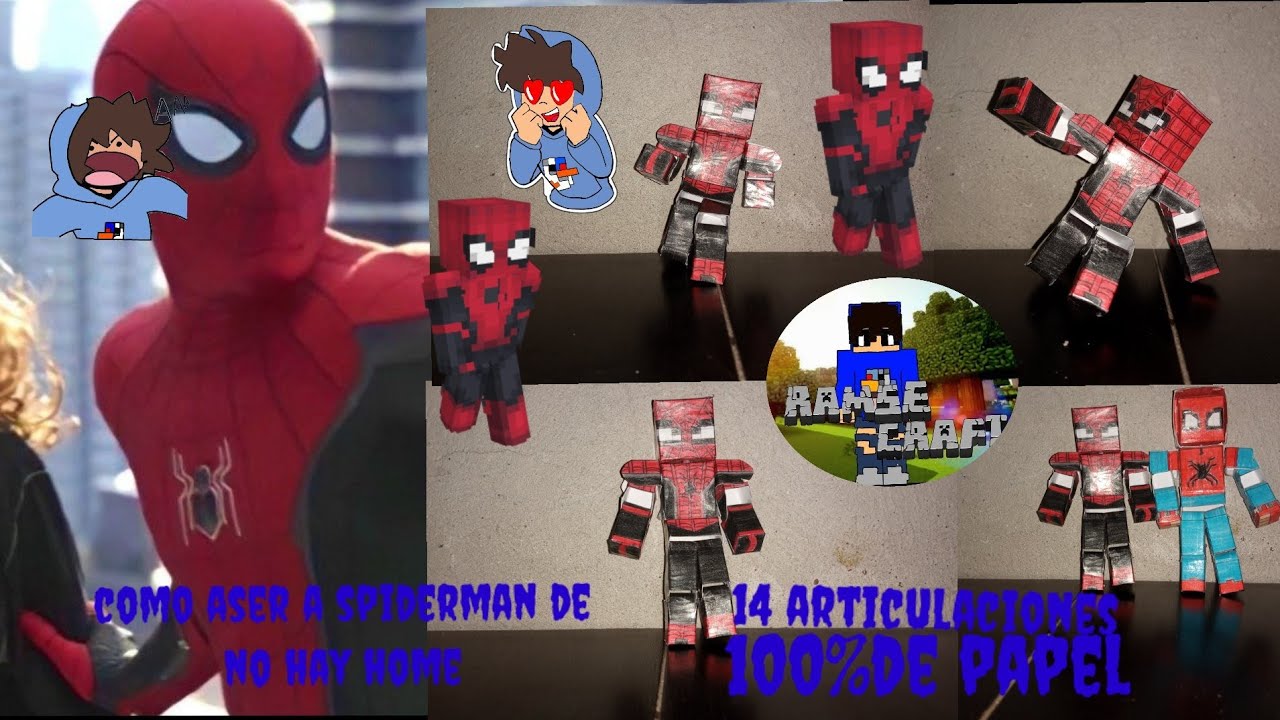 como aser a spiderman de no hay home 100% de papel suscrivanse😃😃😃 o si ...