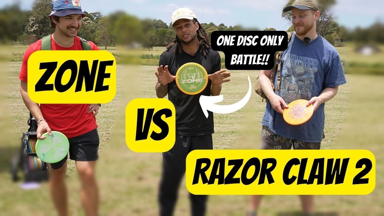 Discraft Zone Vs Discmania Razor Claw 2 | Learn Your Bag Challenge Ep ...