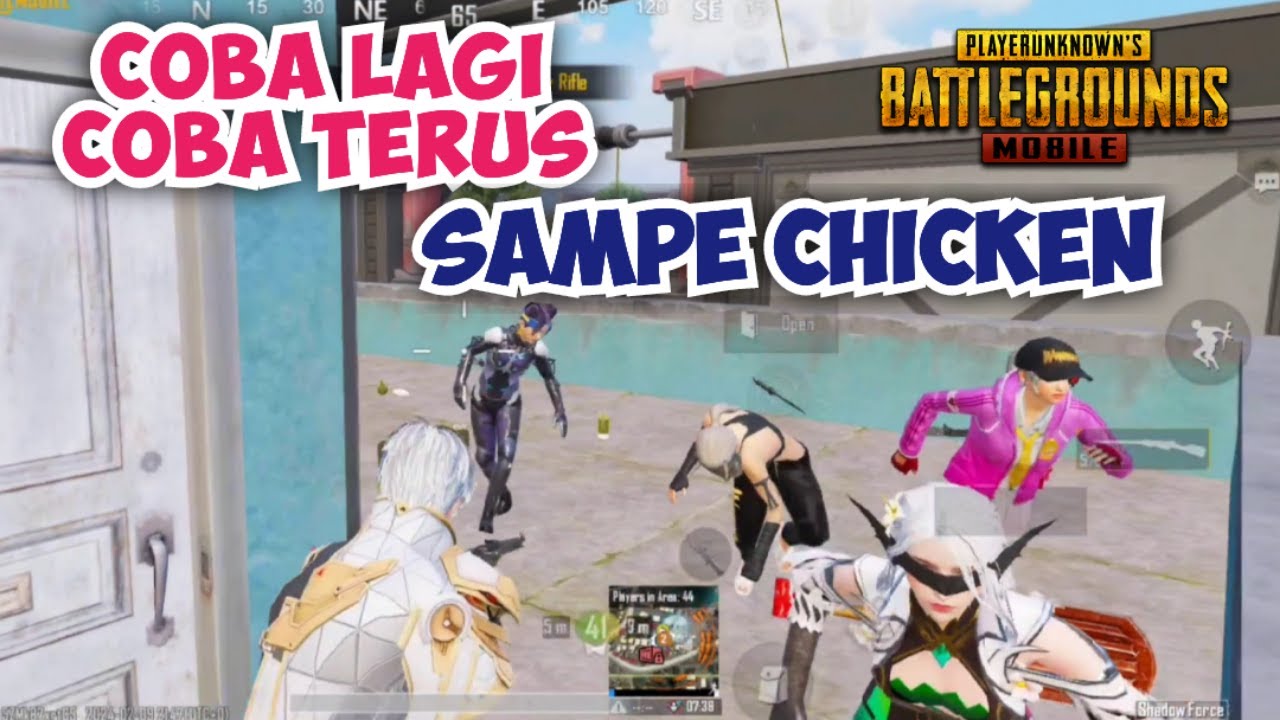 COBA LAGI COBA TERUS SAMPE CHICKEN - PUBG MOBILE - YouTube