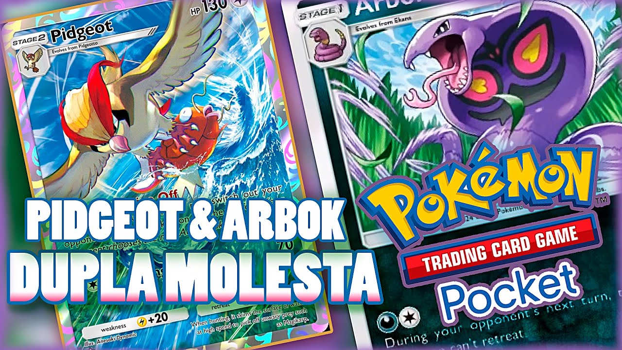 💨¡PIDGEOT & ARBOK son "SABRINA" + BLOCK!💨| Pokémon TCG Pocket. - YouTube