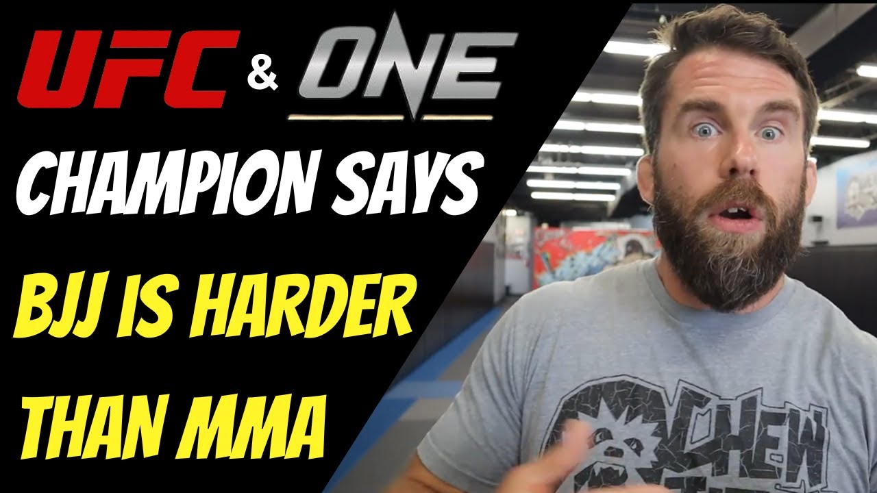 MMA GOAT says Gi BJJ is Harder than Fighting - YouTube