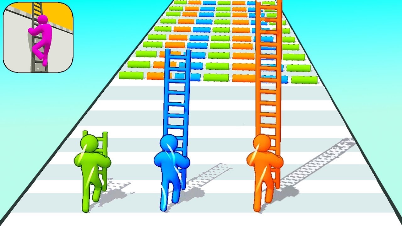 Circles Run, Ladder Master Game ALL LEVELS! Walkthrough Gameplay - YouTube
