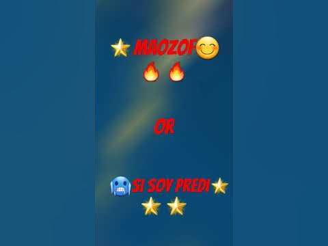 MAOZOF VS SI SOY PREDI ( BATALLA DE YOUTUBERS) QUIEN GANARA 🧐🧐 - YouTube