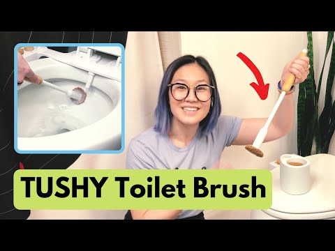 TUSHY Brush: The Sustainable Toilet Brush that Leaves No Trace in the Bowl or the Planet