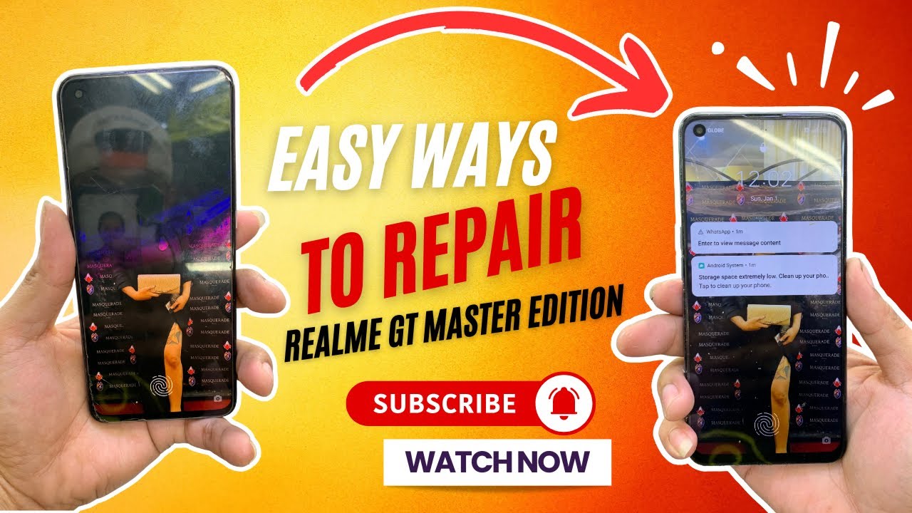 Realme GT Master Edition LCD screen replacement - YouTube