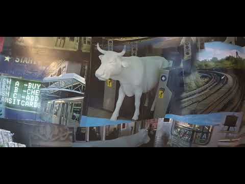 CTA cow at CTA Headquarters 2/8/2024 - YouTube