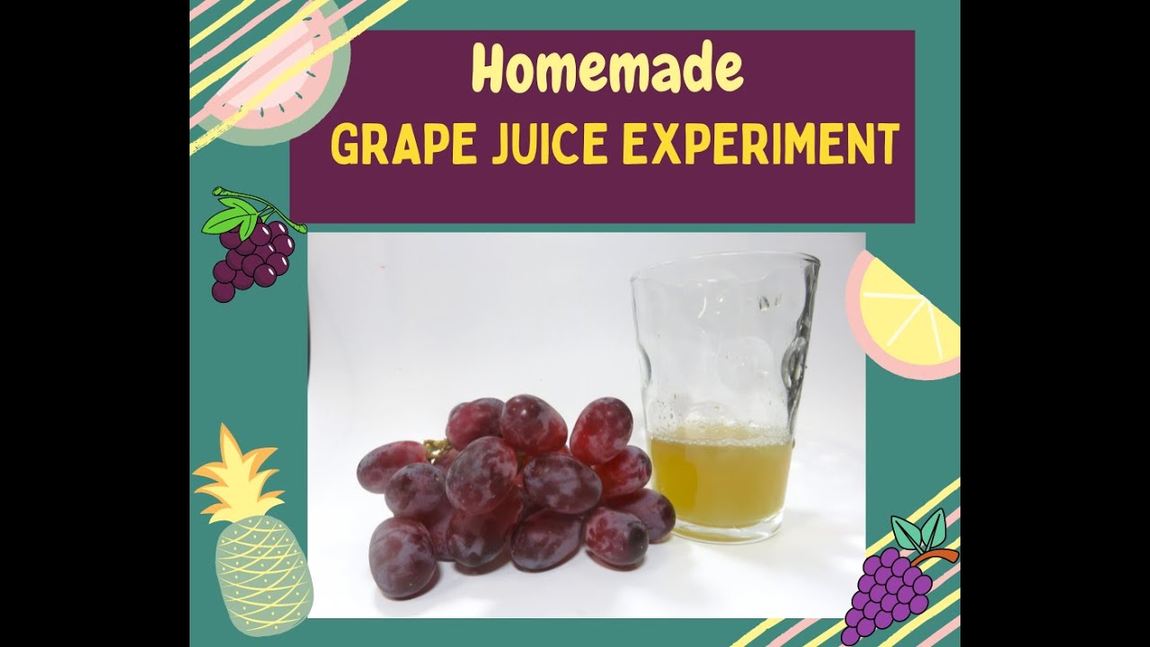 Grape Juice Experiment for Kids - YouTube