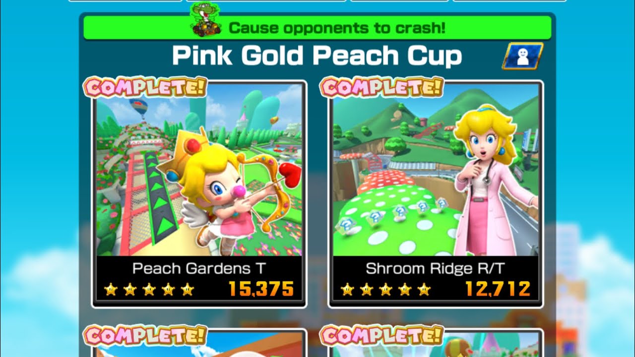 All Tracks (Nonstop Combo) in Pink Gold Peach Cup | Doctor Tour Ranked ...