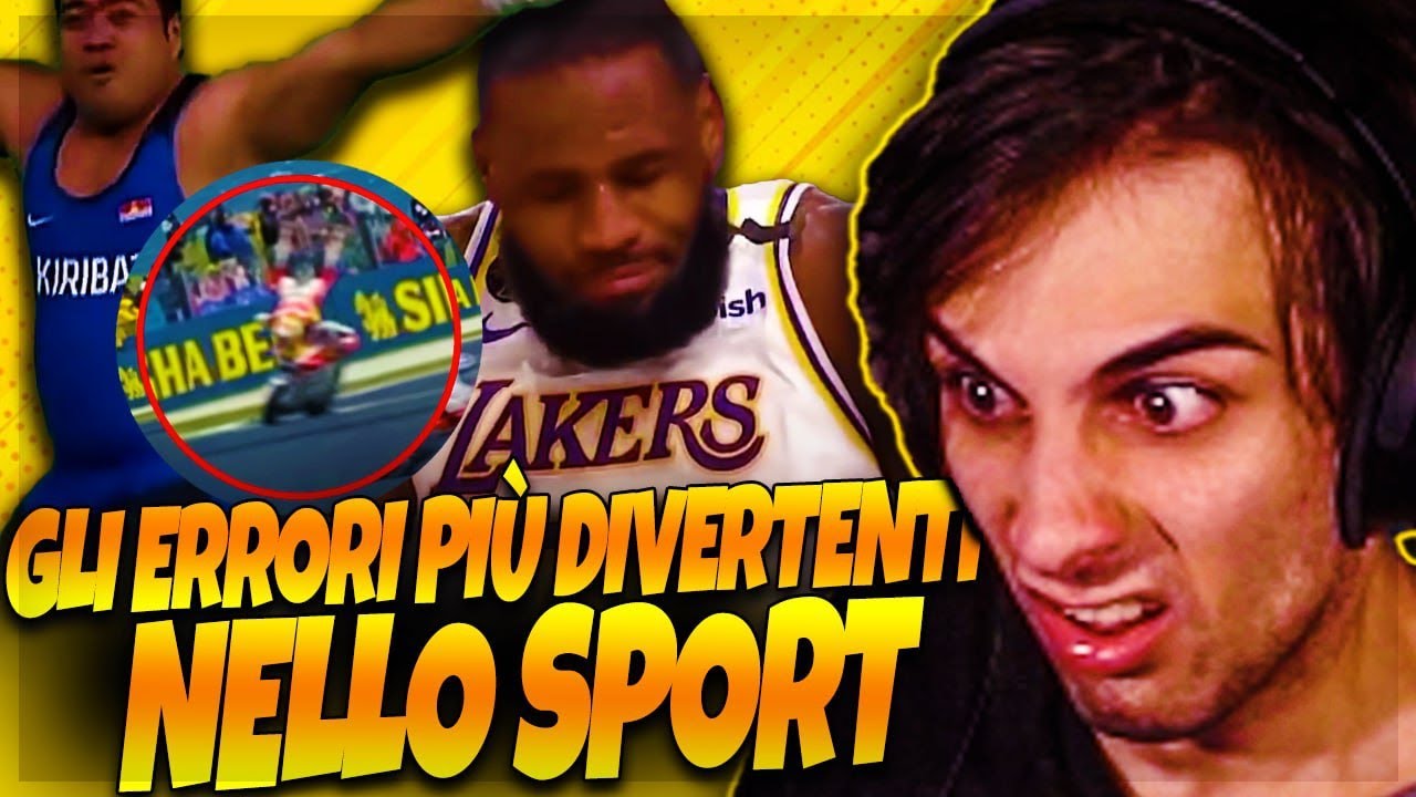 GLI ERRORI PIU' DIVERTENTI NELLO SPORT ! - YouTube