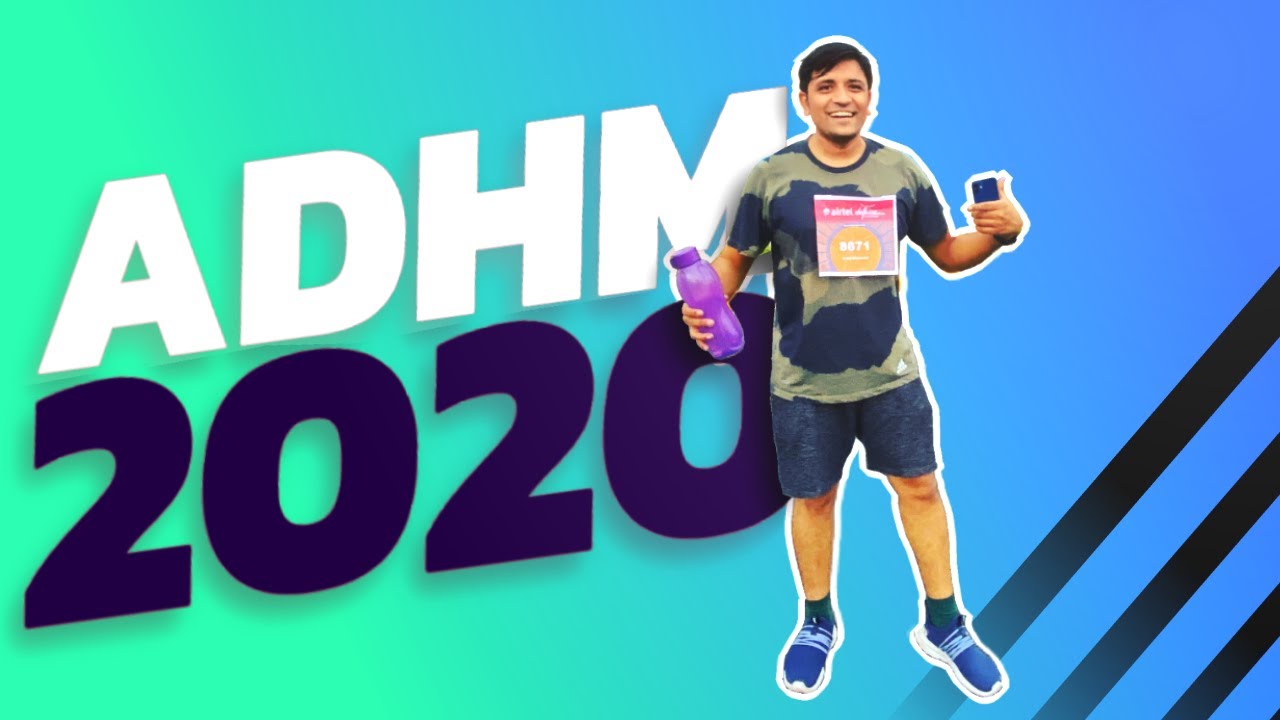 The ADHM 2020 Completed 👍🏻 Airtel Delhi Half Marathon! - YouTube