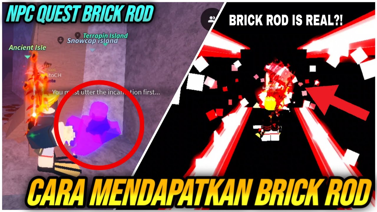 CARA MENDAPATKAN BRICK ROD DENGAN MUDAH DI FISCH ROBLOX - YouTube
