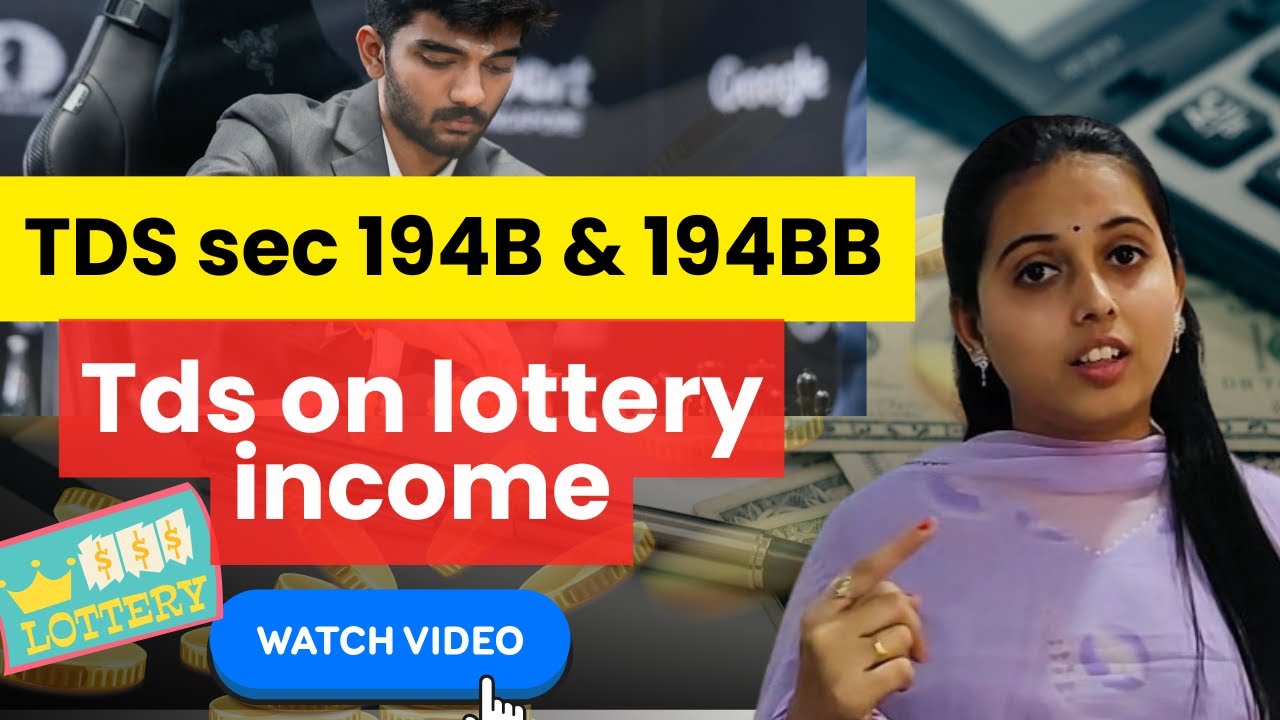 TDS Sec 194B | TDS on Winning and Horse Race #tds #gukeshd #lottery # ...