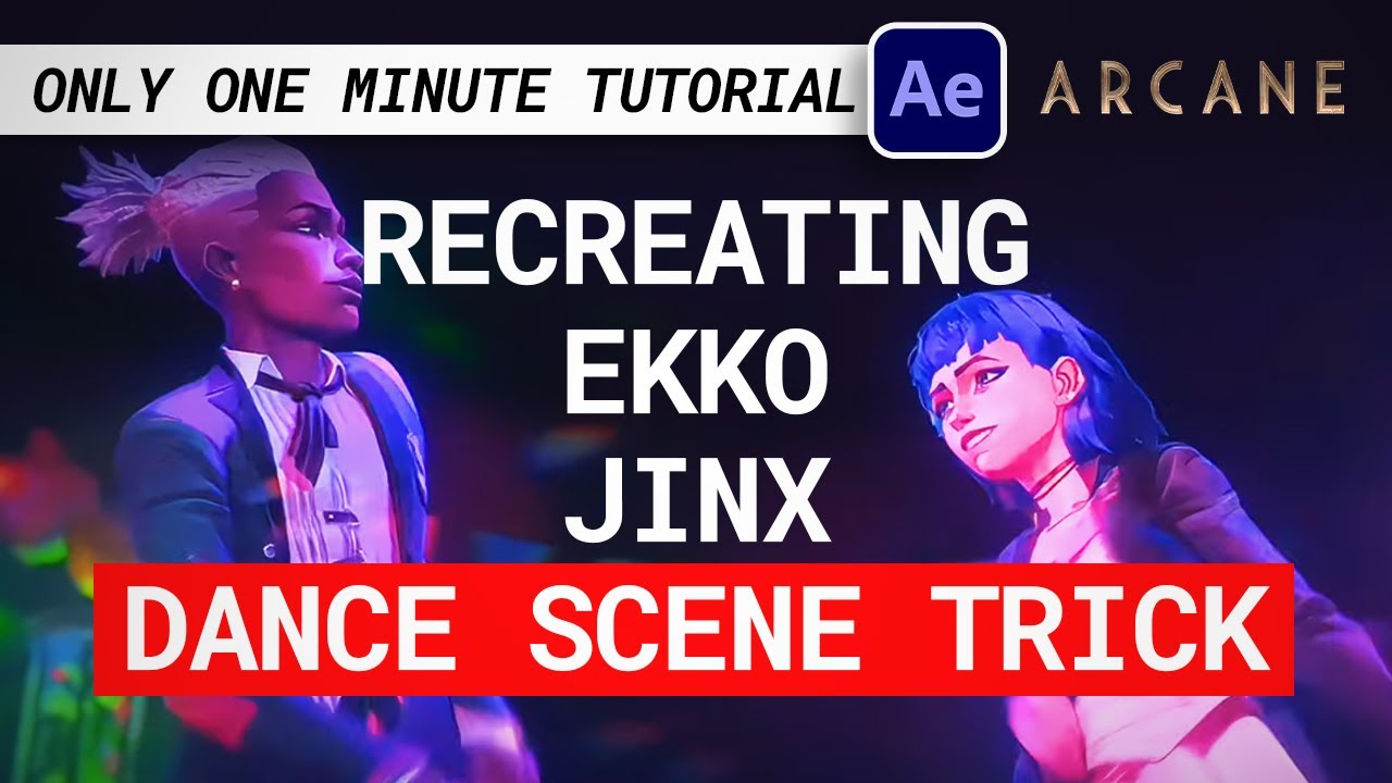 Recreate Jinx Ekko Dance Scene from ARCANE | 1 Minute After Effect ...