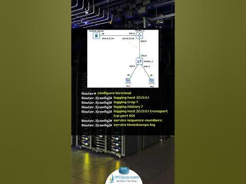 Cisco Syslog Configuration | CCNA 200-301 | IPCisco.com - YouTube