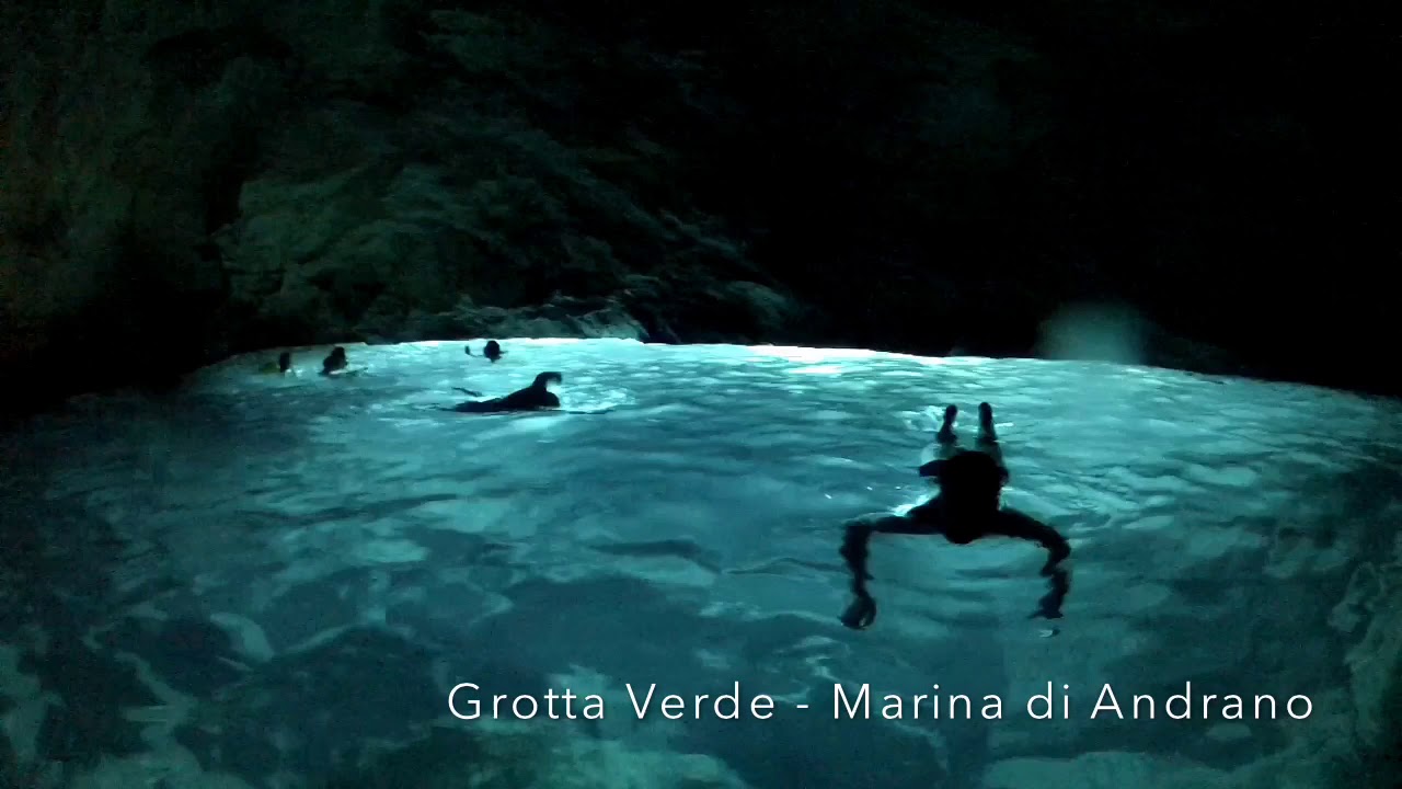 Grotta Verde - marina di Andrano - Biagio Santantonio - YouTube