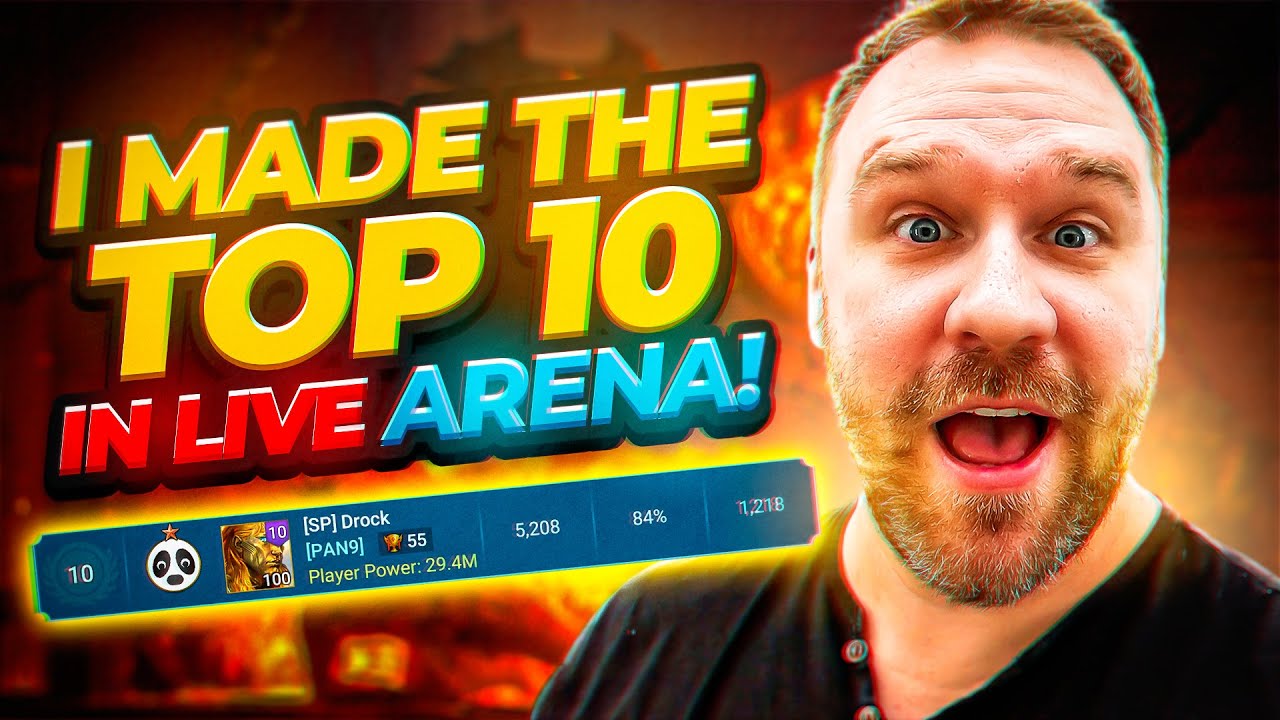 I FINALLY Made the TOP 10 in Live Arena!! - YouTube