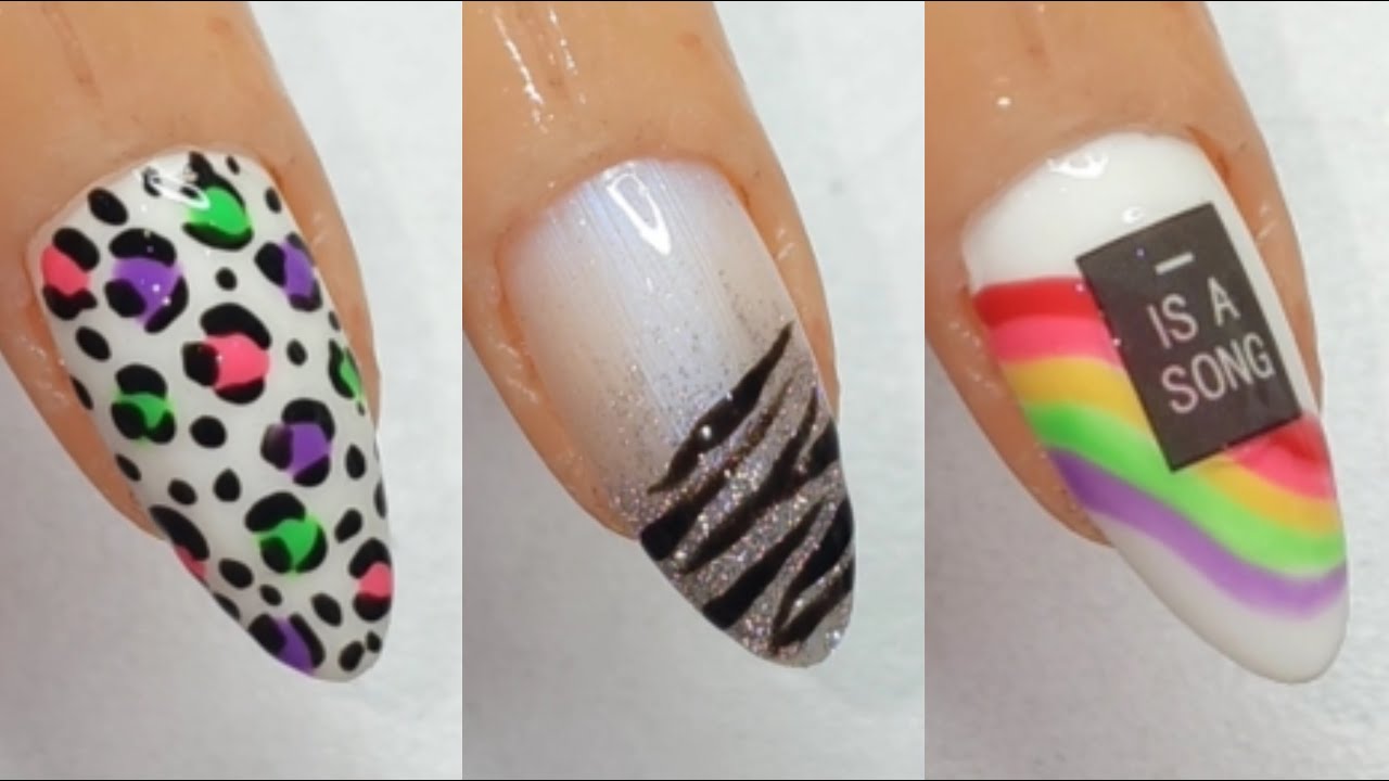 oddly satisfying nail art designs 2025 - YouTube
