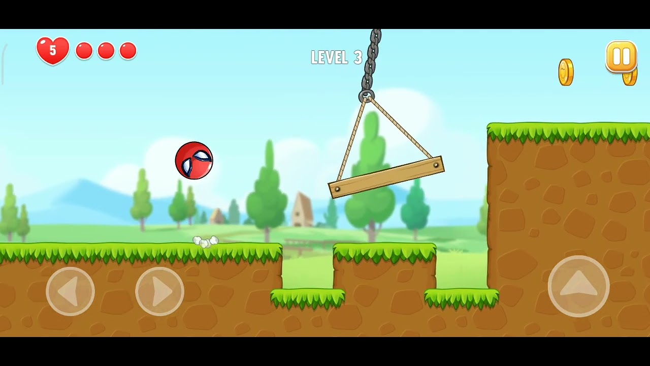 Bounce ball game video level 3 - YouTube