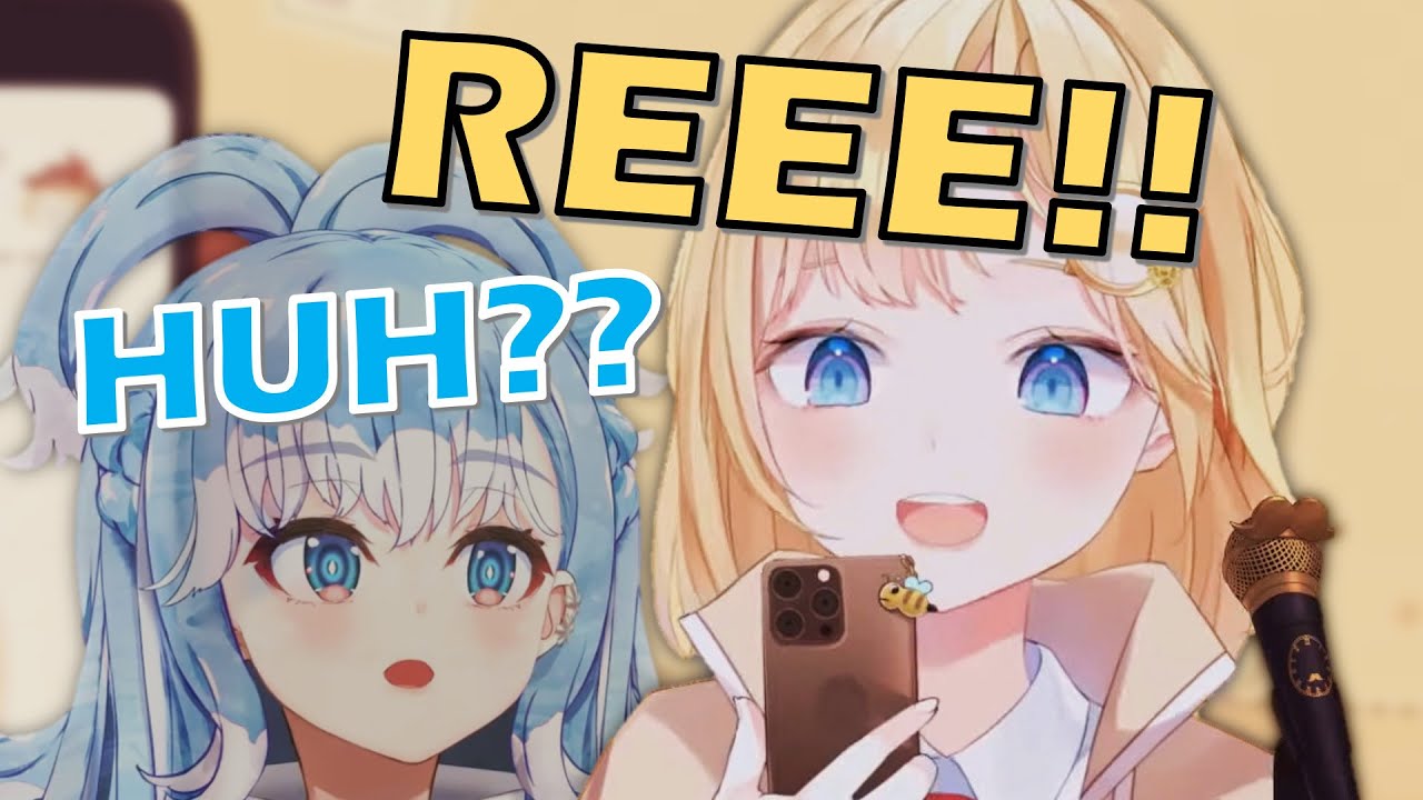 Ame Scared Kobo with a REEE when they Met IRL - YouTube