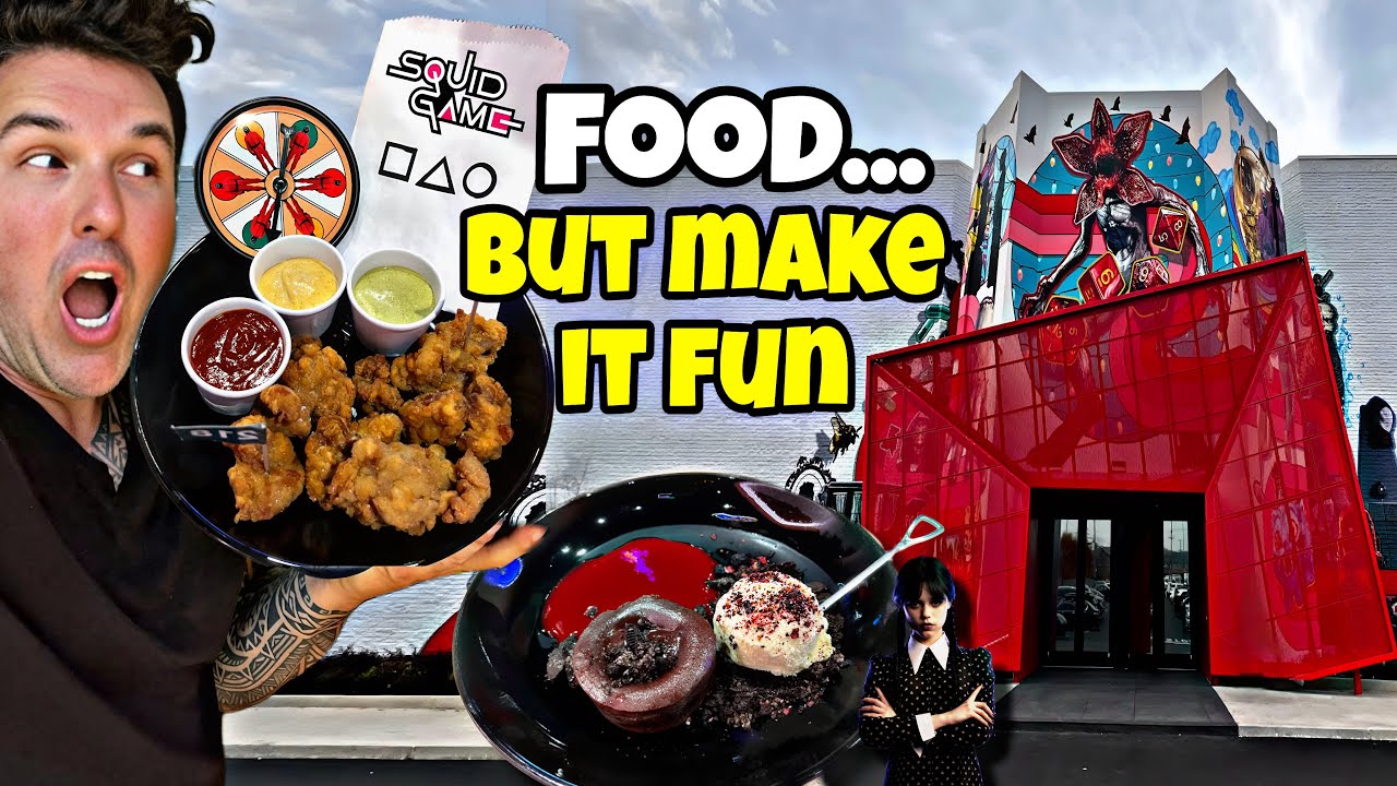 Eating Netflix’s Show-Themed Food! - YouTube