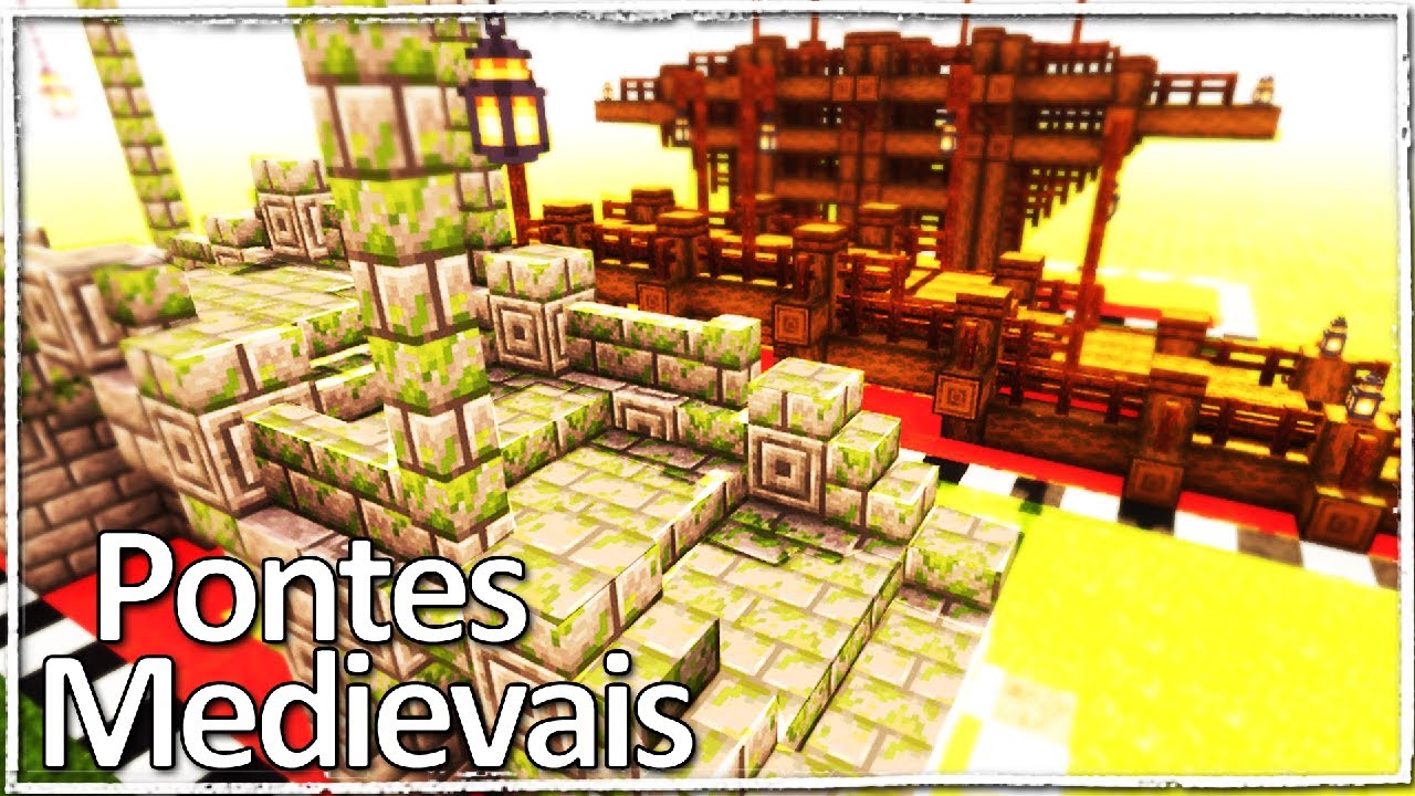 COMO construir PONTES MEDIEVAIS INCRÍVEIS no Minecraft : Tutorial ...