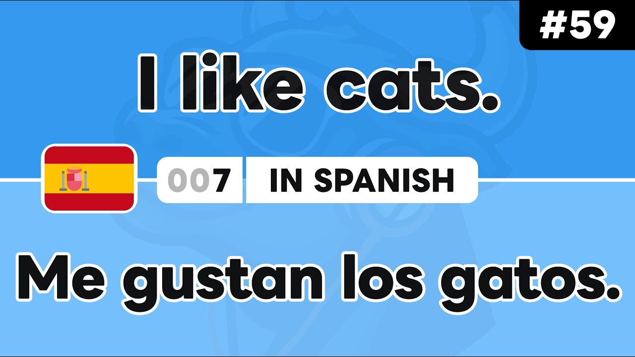 🇪🇸 "I like ~ (plural)" Daily Spanish for Beginners: Pick Up One Phrase ...