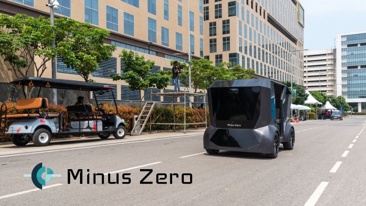 Minus Zero | Zpod | Demo | India's first Autonomous Vehicle - YouTube