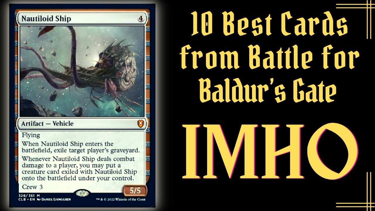 10 Best Cards from Battle for Baldur’s Gate IMHO - YouTube