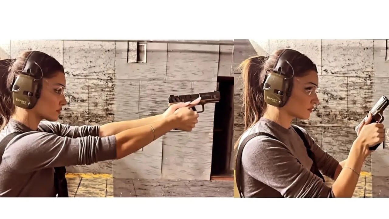 Flash💥Hande Ercel share new photos with gun😱prepearing for film💥 - YouTube