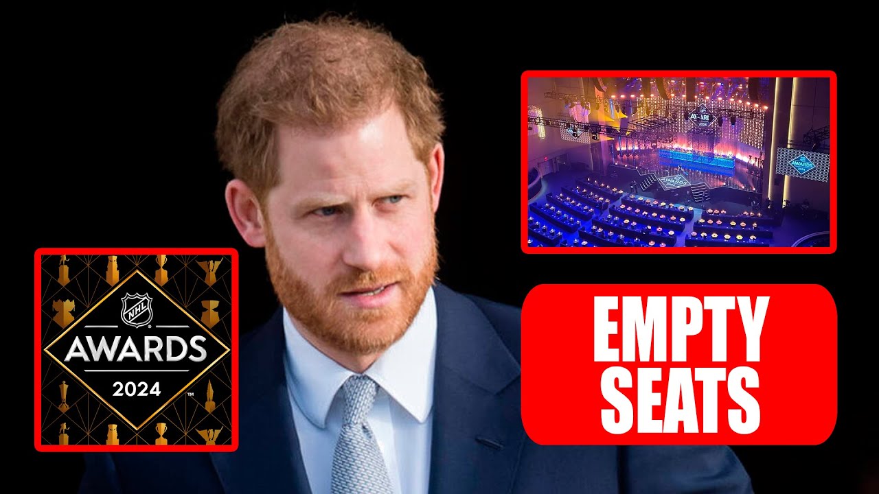 😱 Prince Harry's Rage as Guests Walk Out of 2024 NHL Awards Speech ...