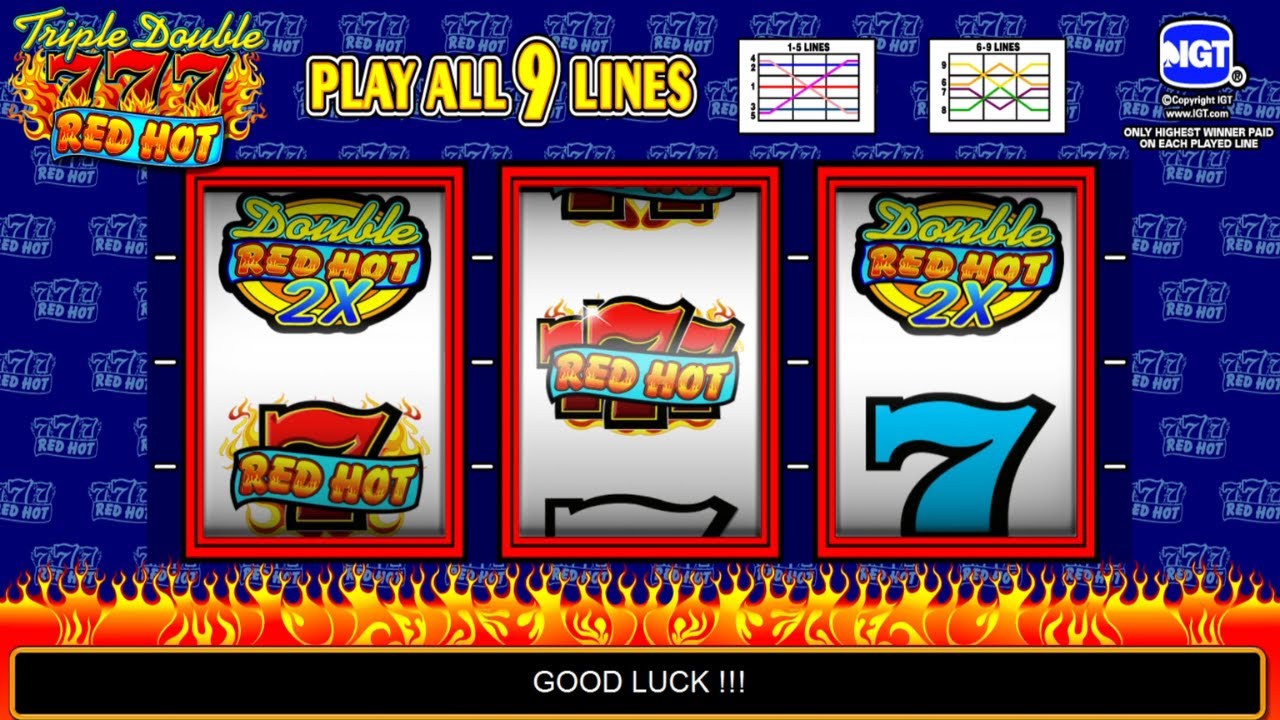 TRIPLE 777 RED HOT Old School Slots - YouTube
