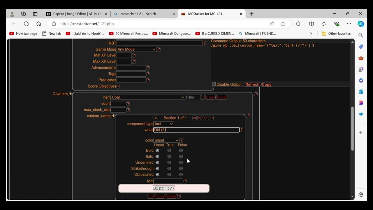 How to make Custom Items in Minecraft (1.21) | Tutorial - YouTube