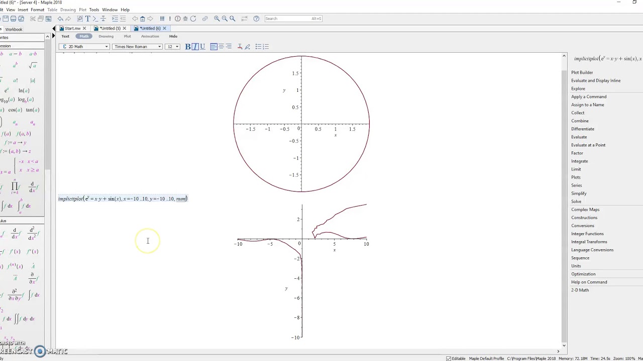Graphing Implicit Functions In Maple Youtube 5779