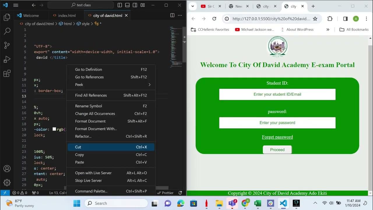 How to Quickly make Login Page in Seconds with HTML / CSS with free Source code - YouTube