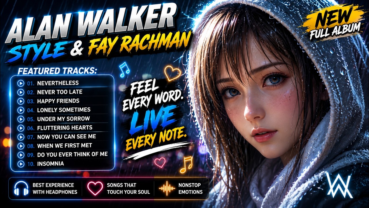 ALAN WALKER STYLE & FAY RACHMAN || NEVERTHELESS || NEW FULL ALBUM 2025 ...