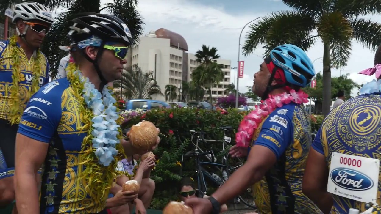 USO Bike Ride at Tour of Samoa 2016 - YouTube