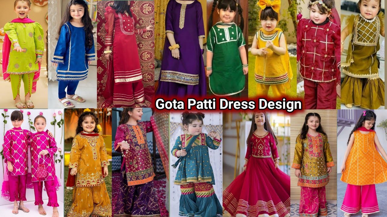 Stylish gota patti dress design 2025 | New 2025 Gota Patti Dress ...
