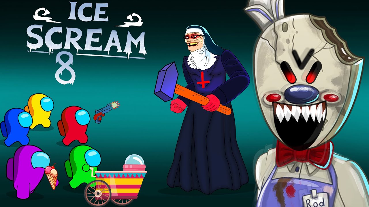어몽어스 VS ICE SCREAM 8 | AMONG US ANIMATION - YouTube