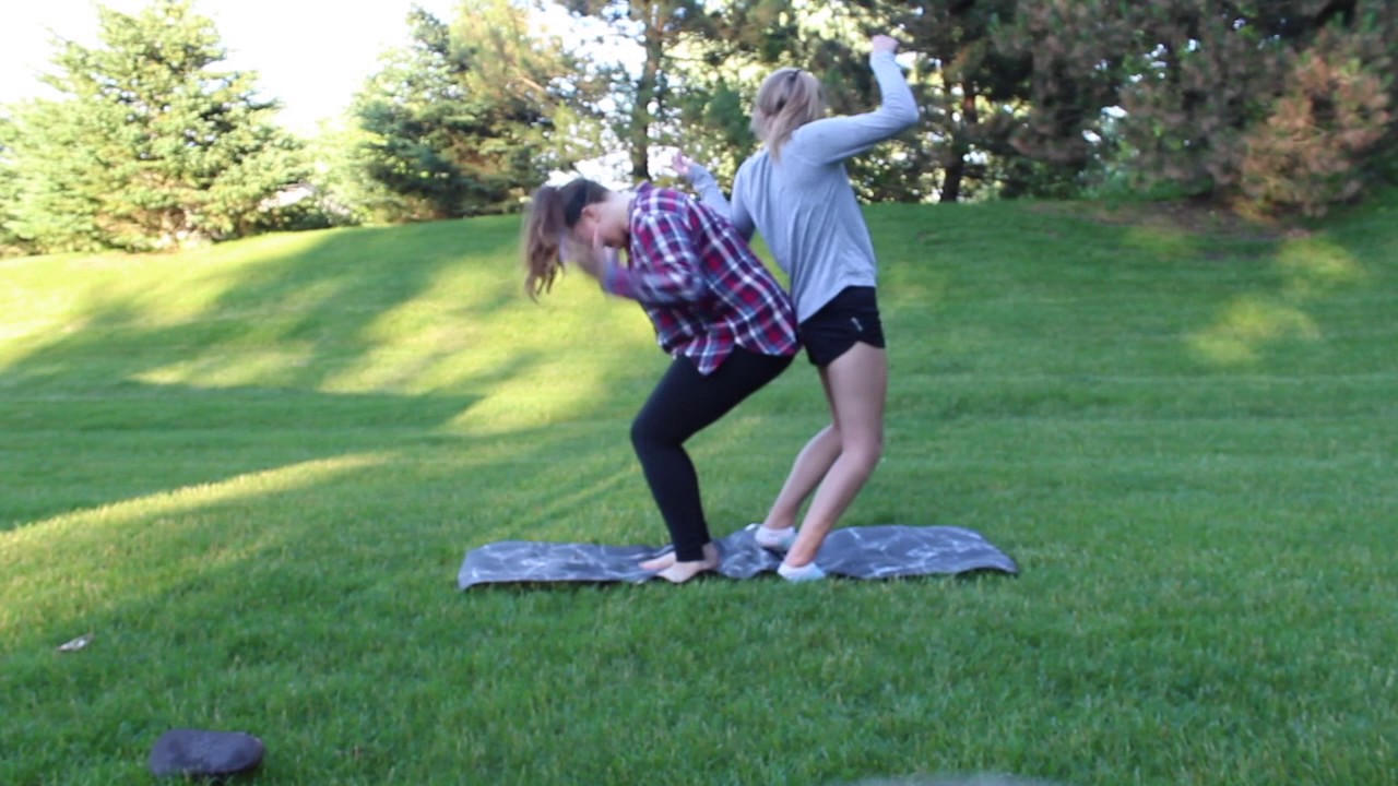 Best Friends try the Yoga Challenge W/ Karly - YouTube
