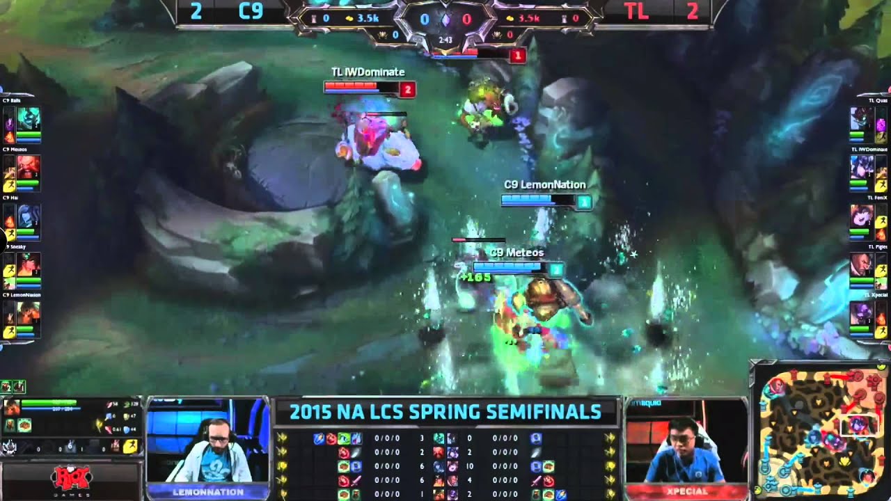 C9 Lemonnation Nautilus 1v2 Invade TL Game 5 Semi Finals Spring 2015 ...