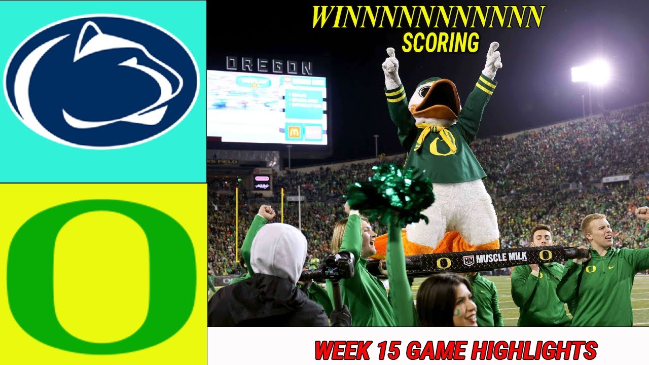 Oregon's crazy win in the Big Ten Championship final and the eye ...